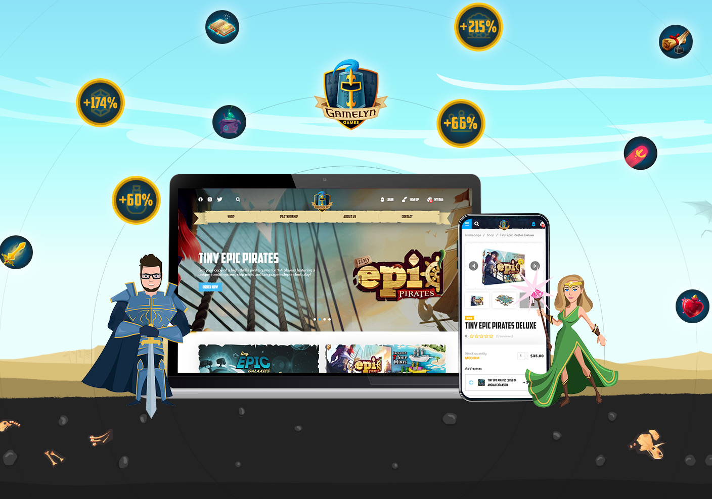 GAMELYN GAMES - board games e-commerce kingdom